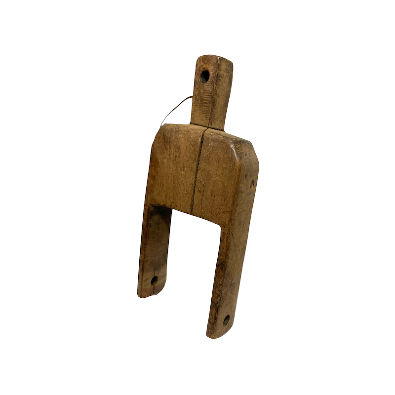 Loom pulley support bracket.